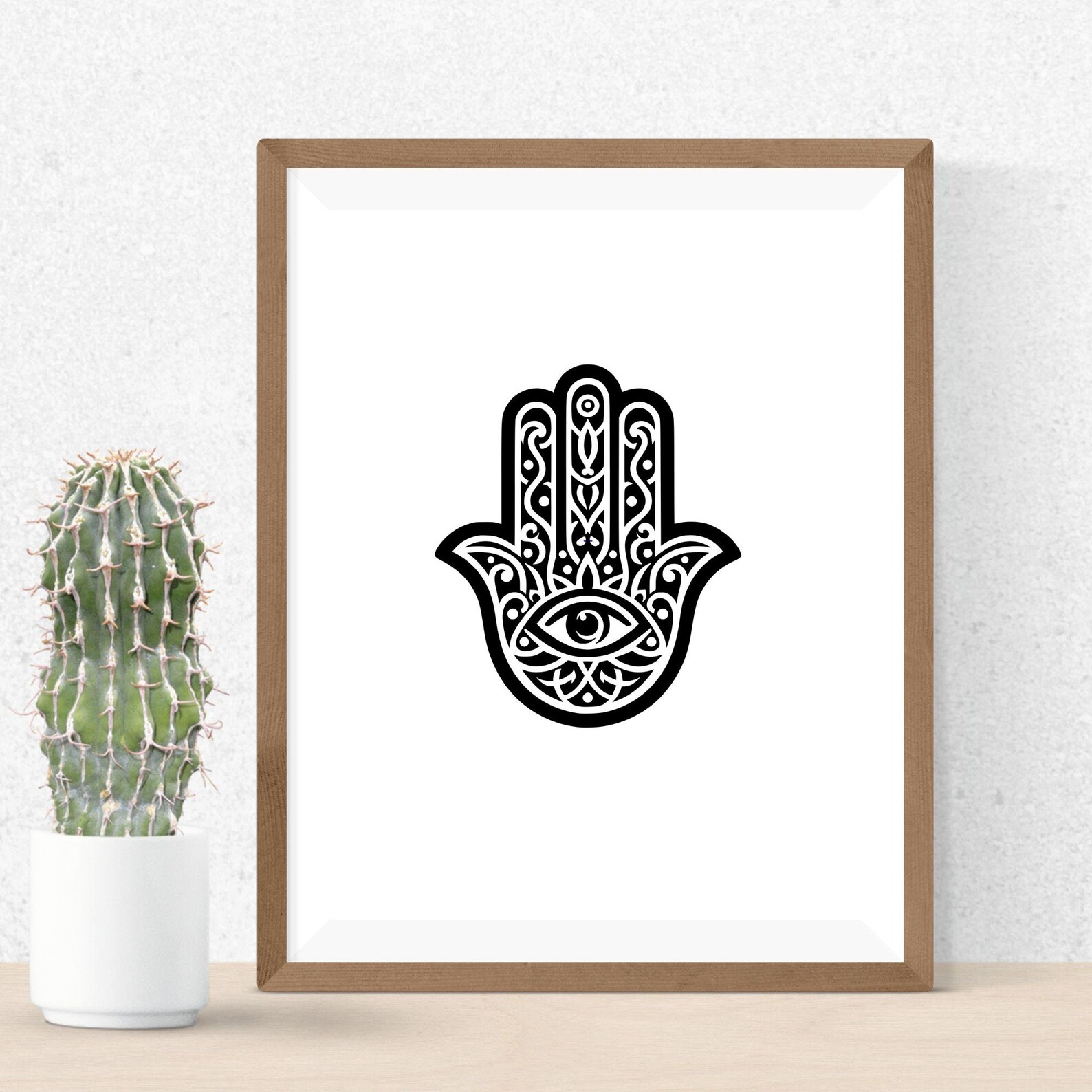 Hamsa Hand SVG Bundle, Evil Eye Clipart, Hand Drawn Kabbalah Jewish ...