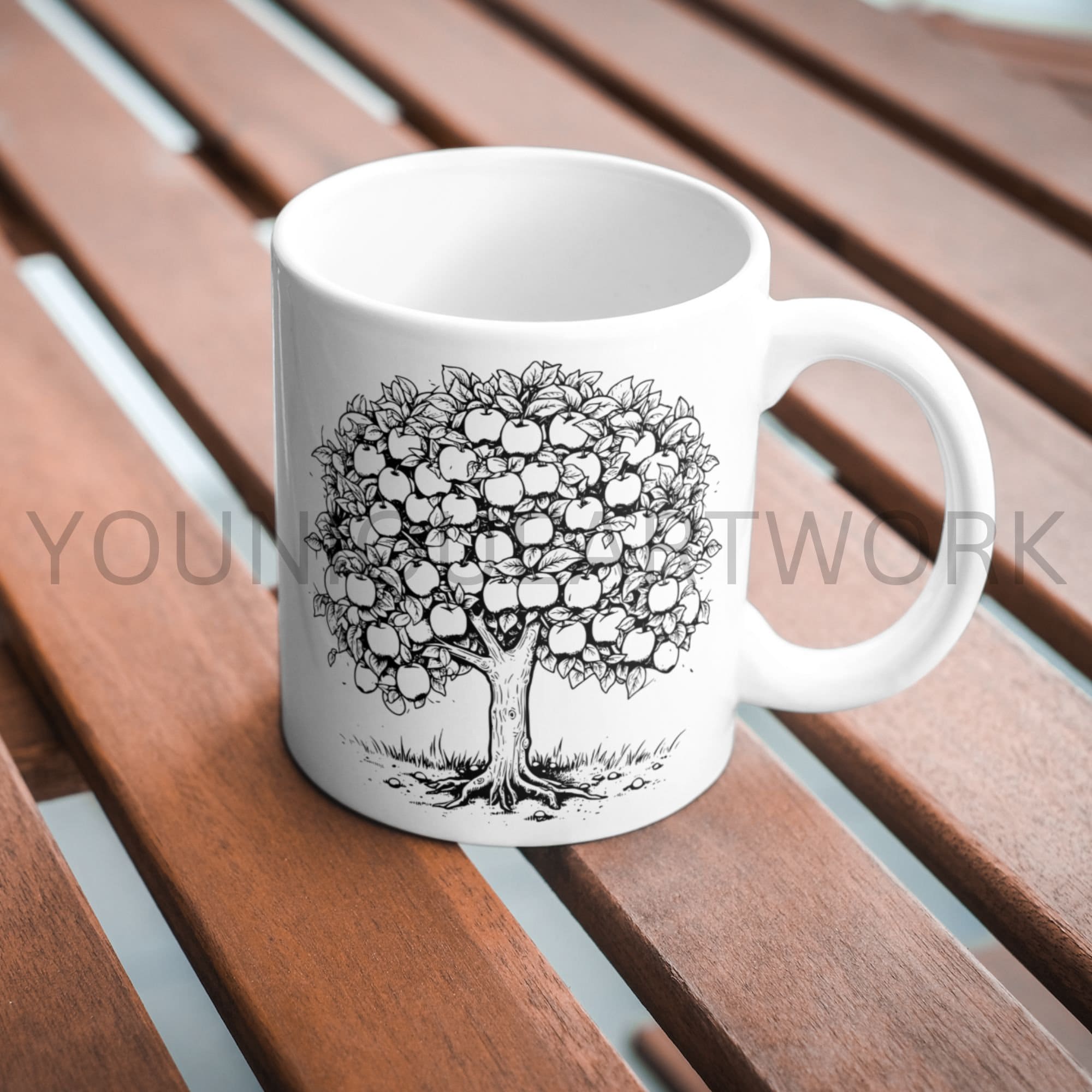 Apple SVG Bundle, PNG, Apples Clipart, Hand Drawn Apple Tree and Pie ...