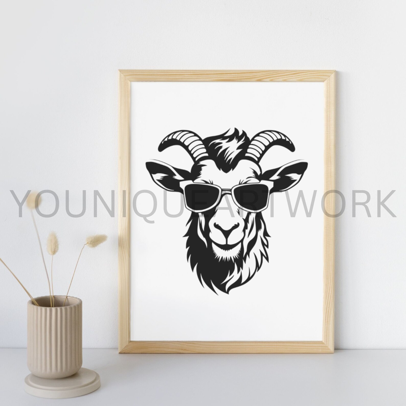 Goat SVG Bundle, PNG, Goat Clipart, Hand Drawn Goats Vector ...
