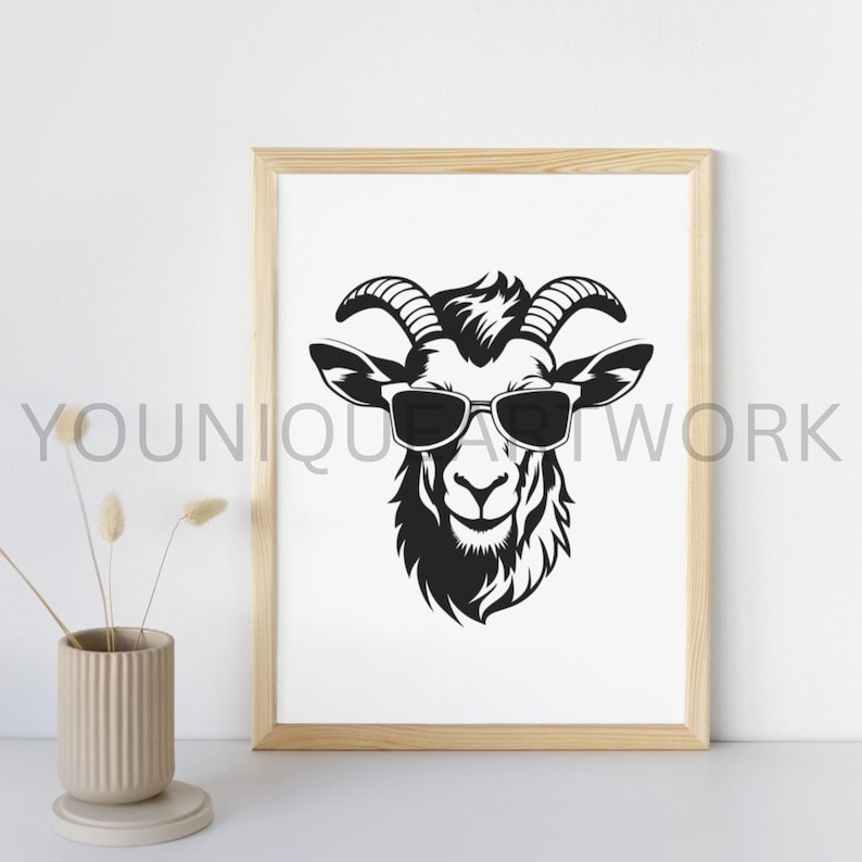 Goat SVG Bundle PNG Goat Clipart Hand Drawn Goats Vector - Etsy