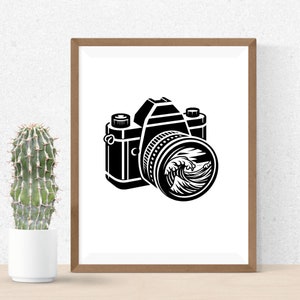 Camera SVG Bundle, Cameras Clipart, Hand Drawn Photography Theme Vector ...
