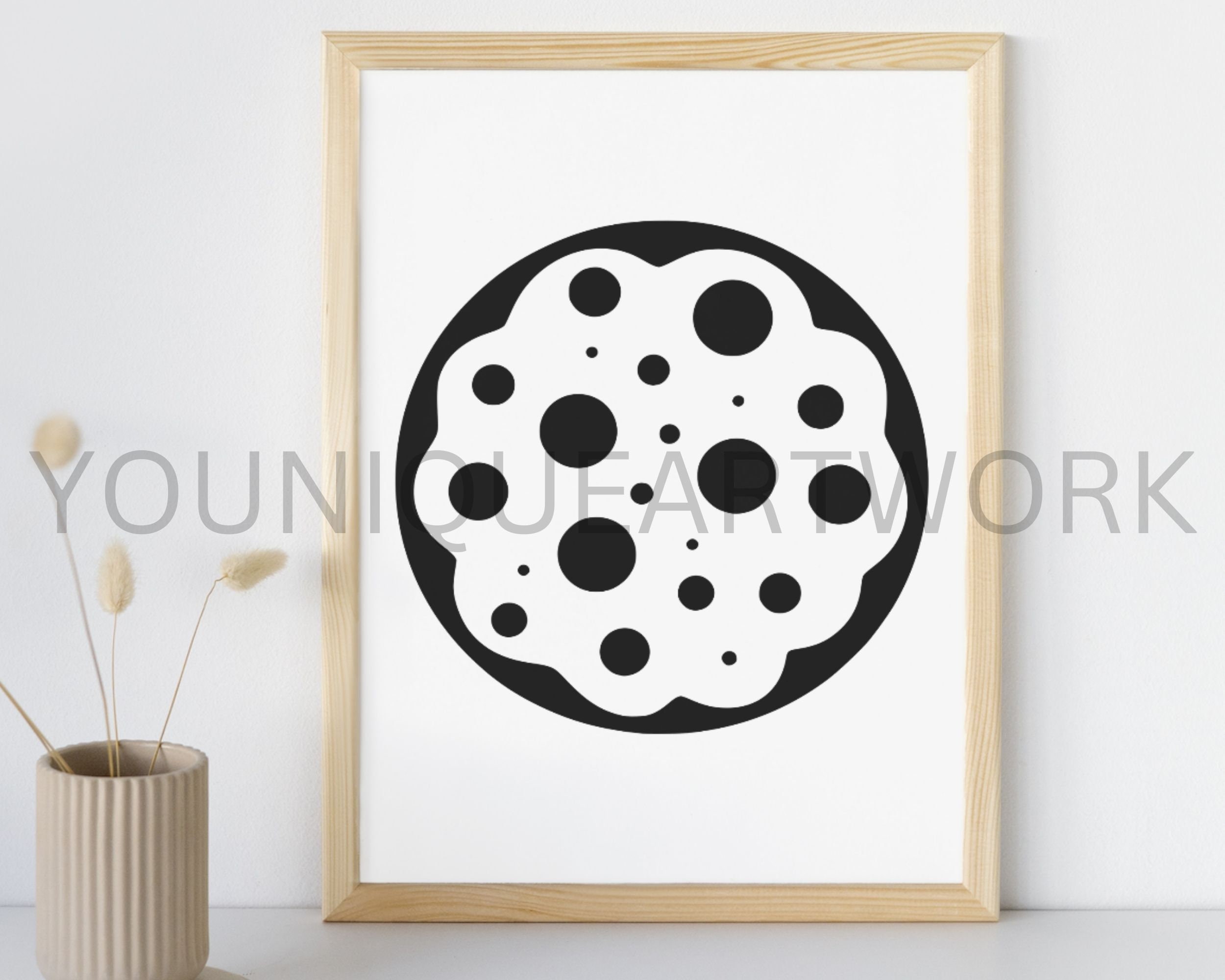 Cookie SVG Bundle, PNG, Chocolate Chip Clipart, Hand Drawn Cookies ...