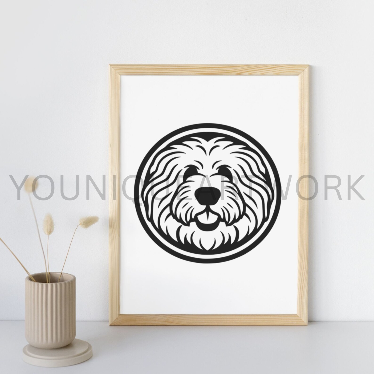Goldendoodle SVG Bundle PNG Cute Dogs Clipart Hand Drawn - Etsy