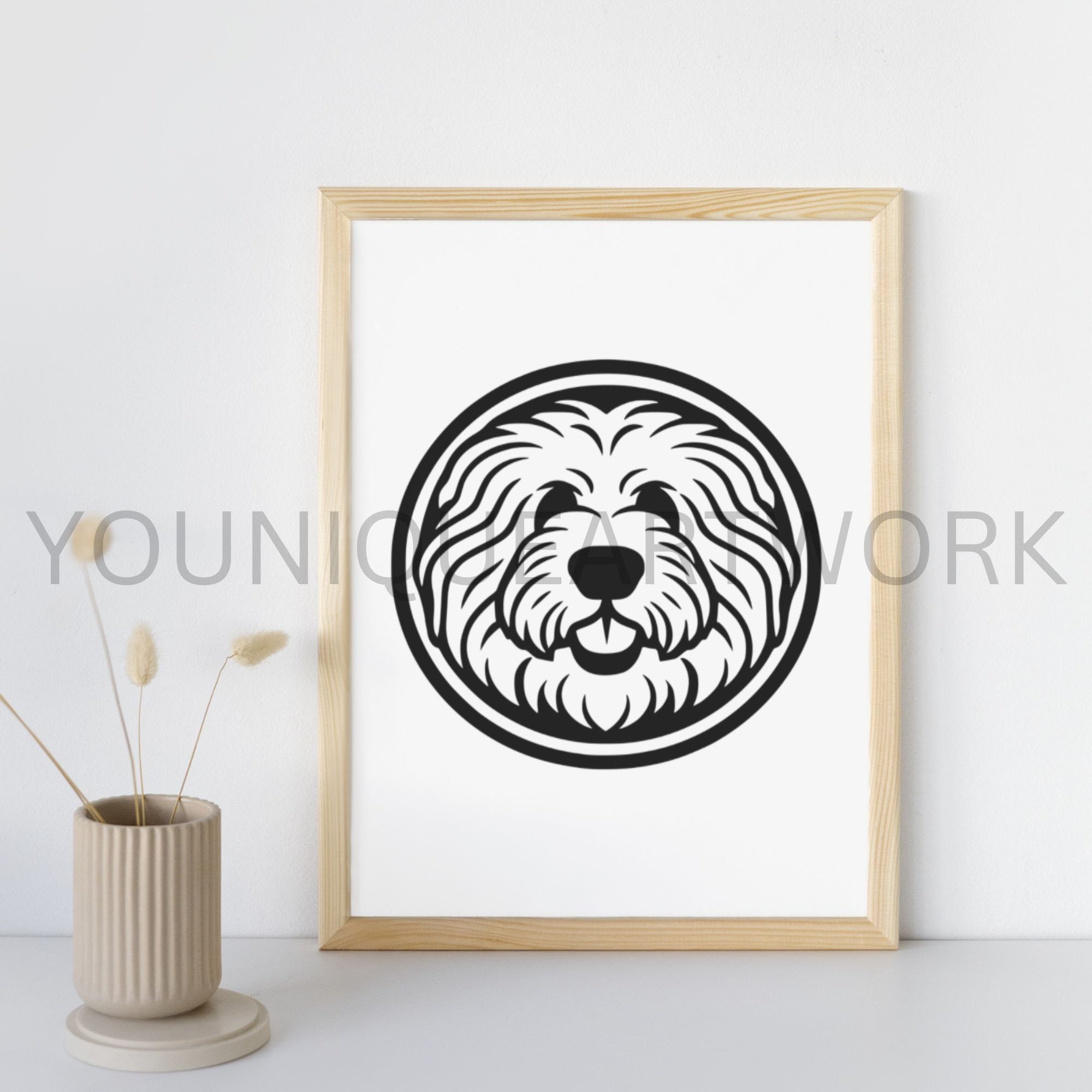 Goldendoodle SVG Bundle PNG Cute Dogs Clipart Hand Drawn - Etsy