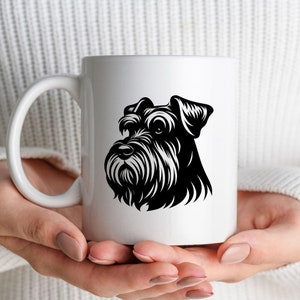 Giant Schnauzer SVG Bundle, Giant Schnauzer Clipart, Hand Drawn Dog ...