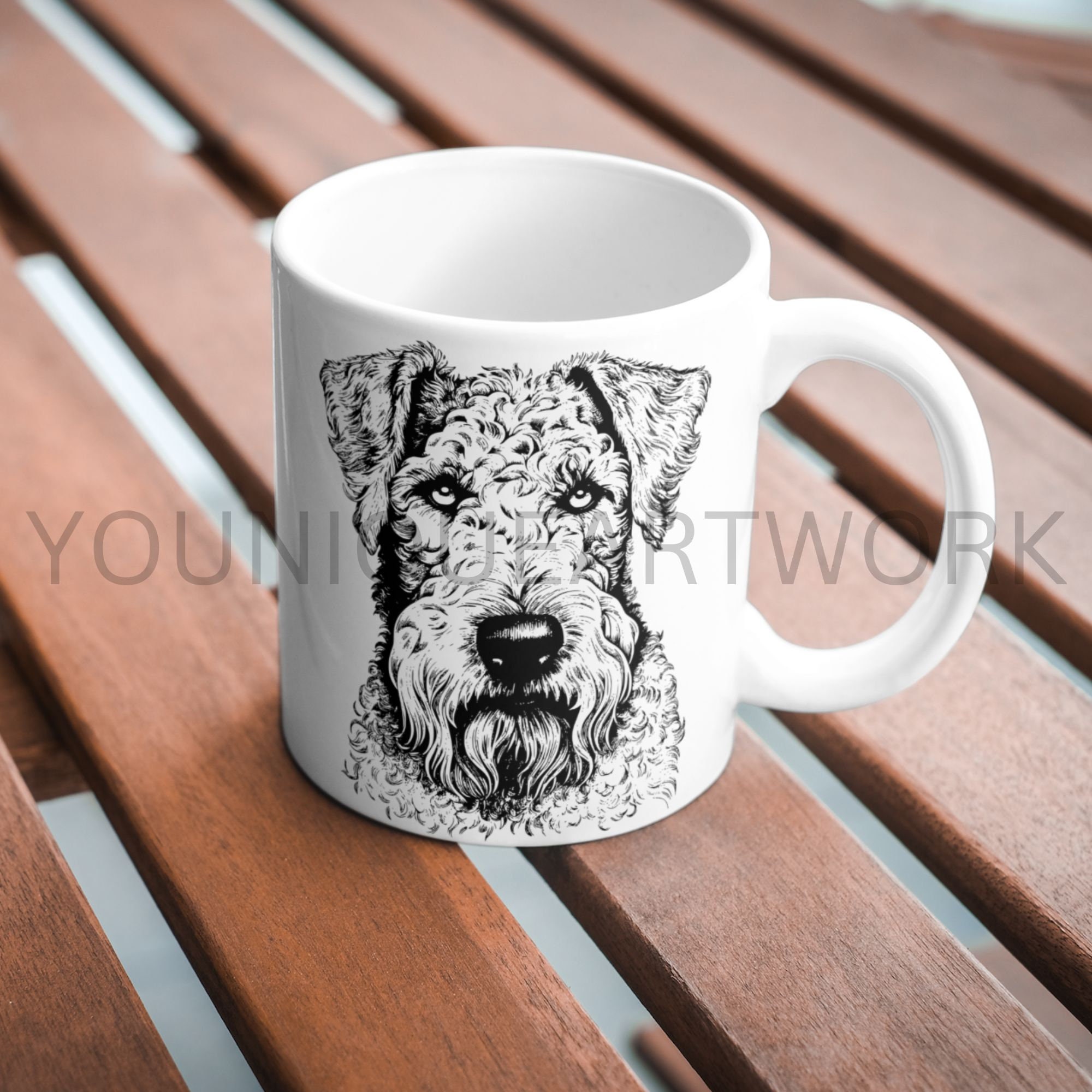 Airedale Terrier SVG Bundle PNG Dogs Clipart Hand Drawn Dog - Etsy