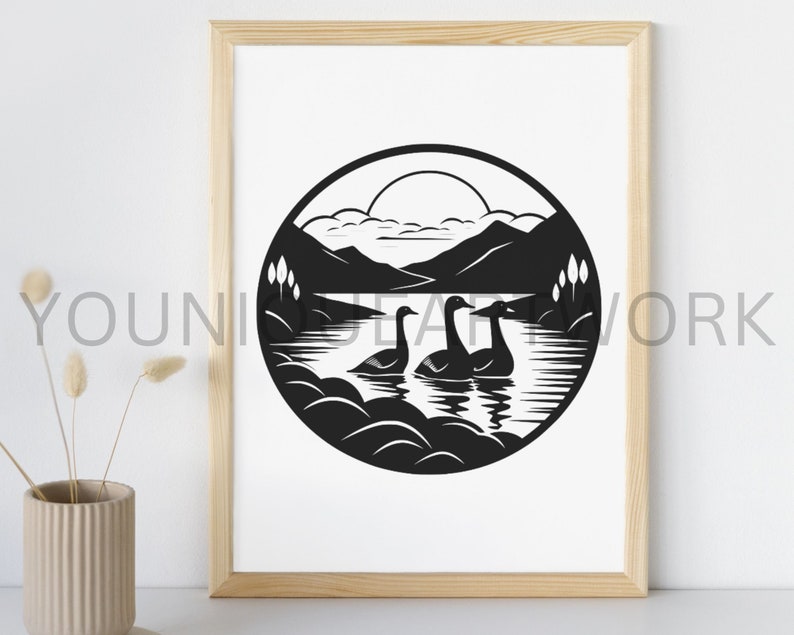 Goose SVG Bundle PNG Goose Clipart Hand Drawn Goose Vector - Etsy