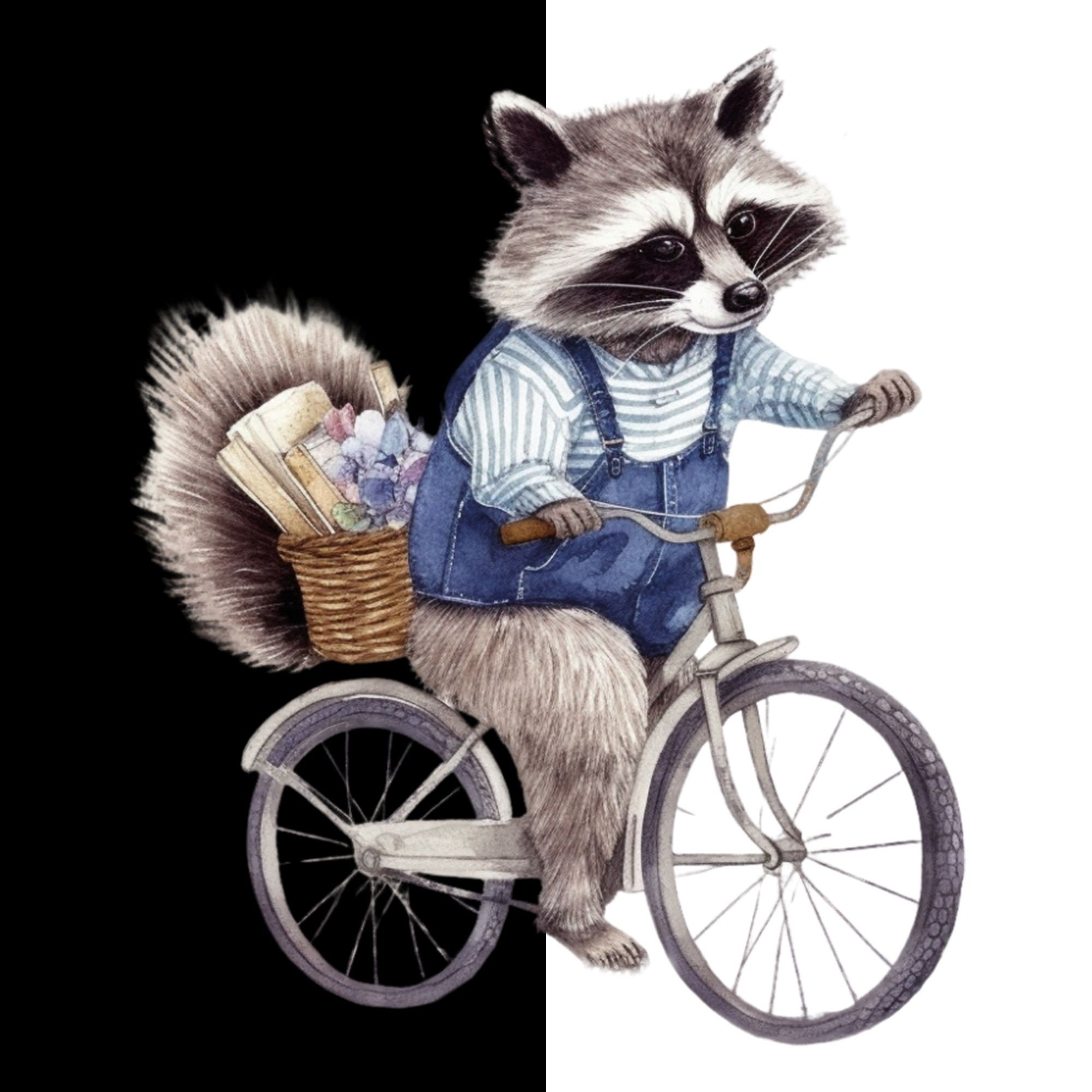Cute Raccoon Clipart, Raccoon PNG Files for Sublimation, Raccoons Clip ...
