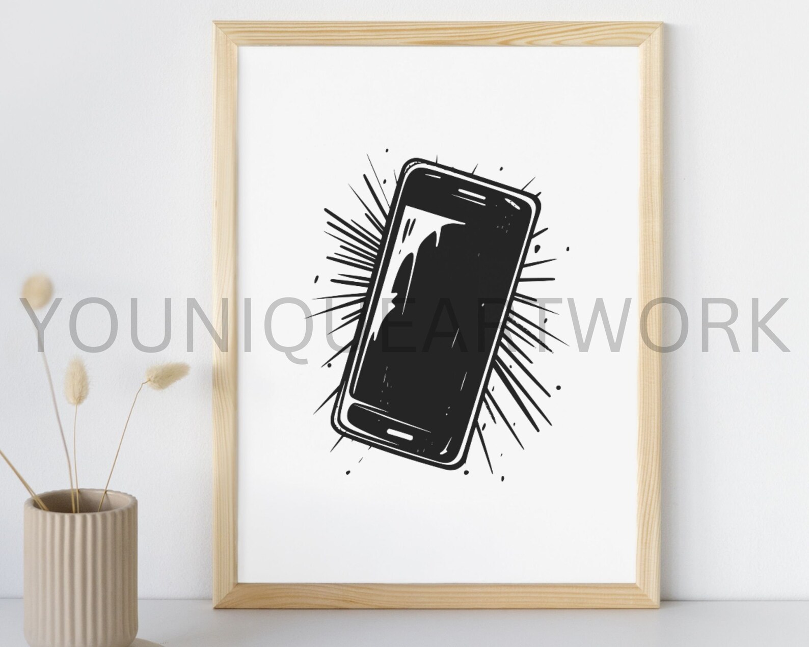 Cellphone SVG Bundle, PNG, Old Telephone Clipart, Hand Drawn Cell Phone ...