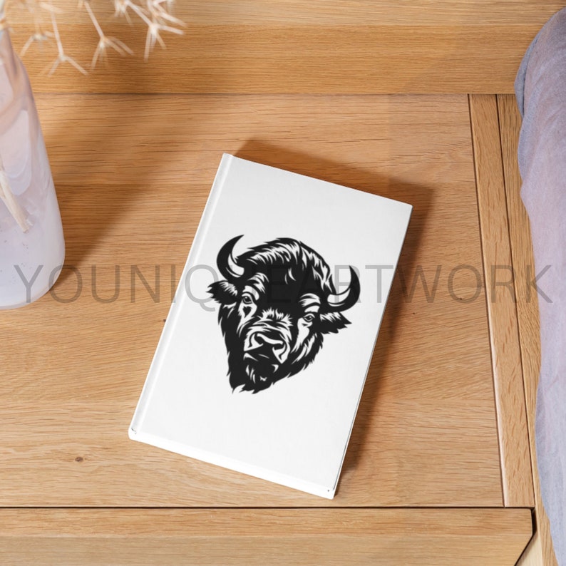Buffalo SVG Bundle, PNG, Buffaloes Clipart, Hand Drawn Buffalo Vector ...