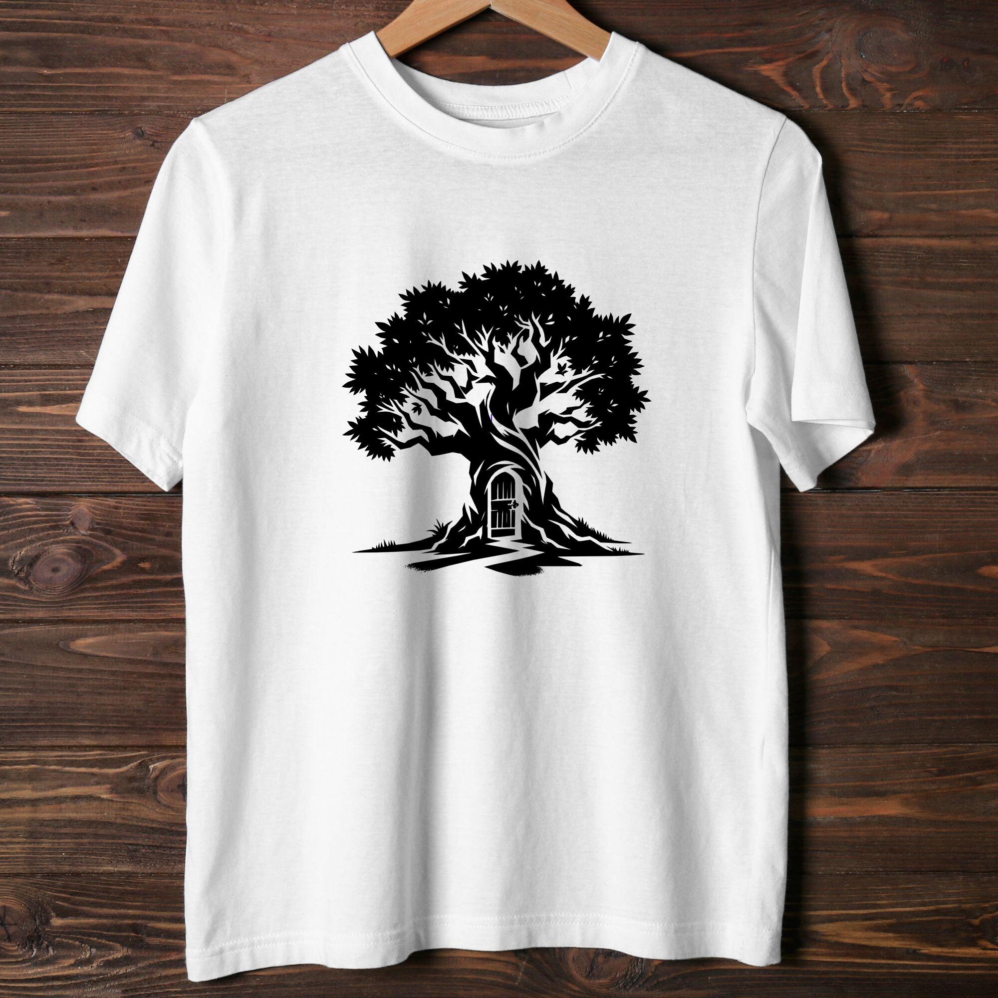 Ancient Tree SVG Bundle, PNG, Magical Clipart, Hand Drawn Woodland ...