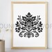 Damask SVG Bundle, PNG, Damask Clipart, Hand Drawn Damask Vector ...