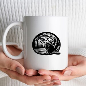 Beaver SVG Bundle, Beaver Clipart, Hand Drawn Beaver Lover Art Theme ...