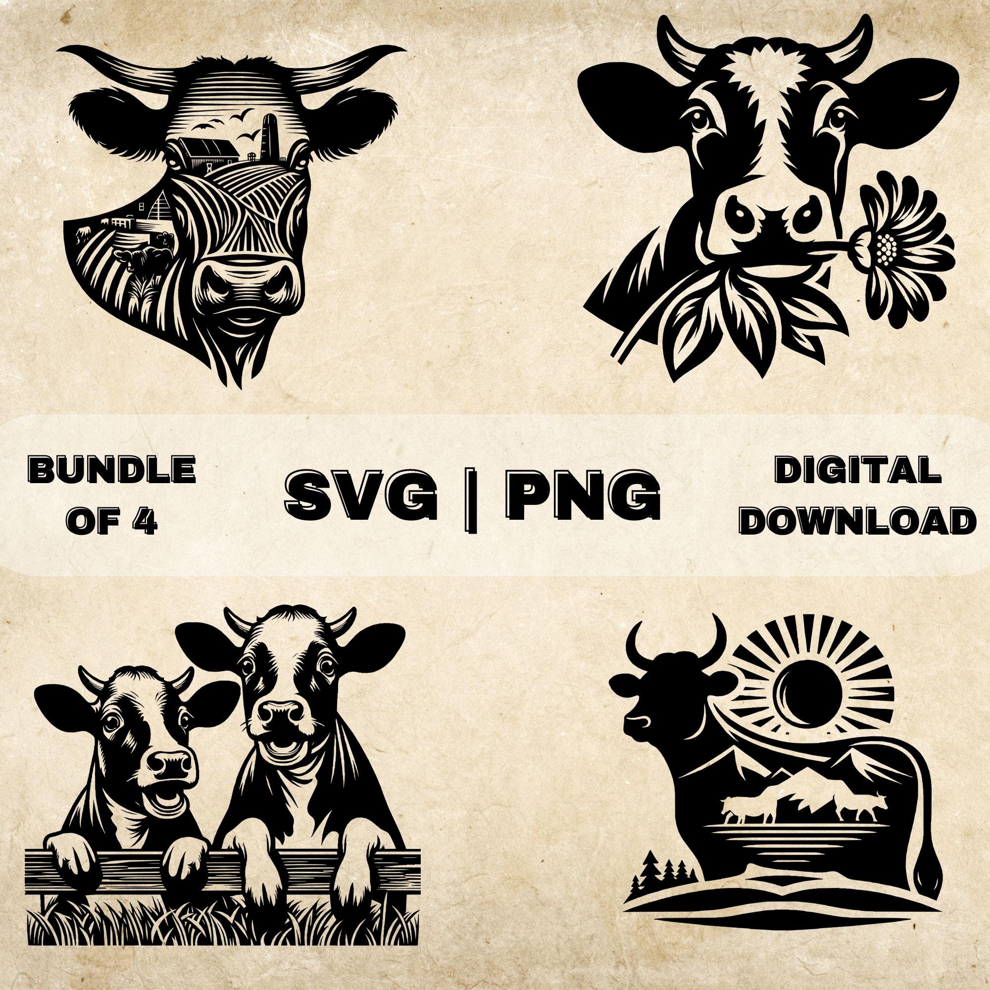 Vette Koe Clipart
