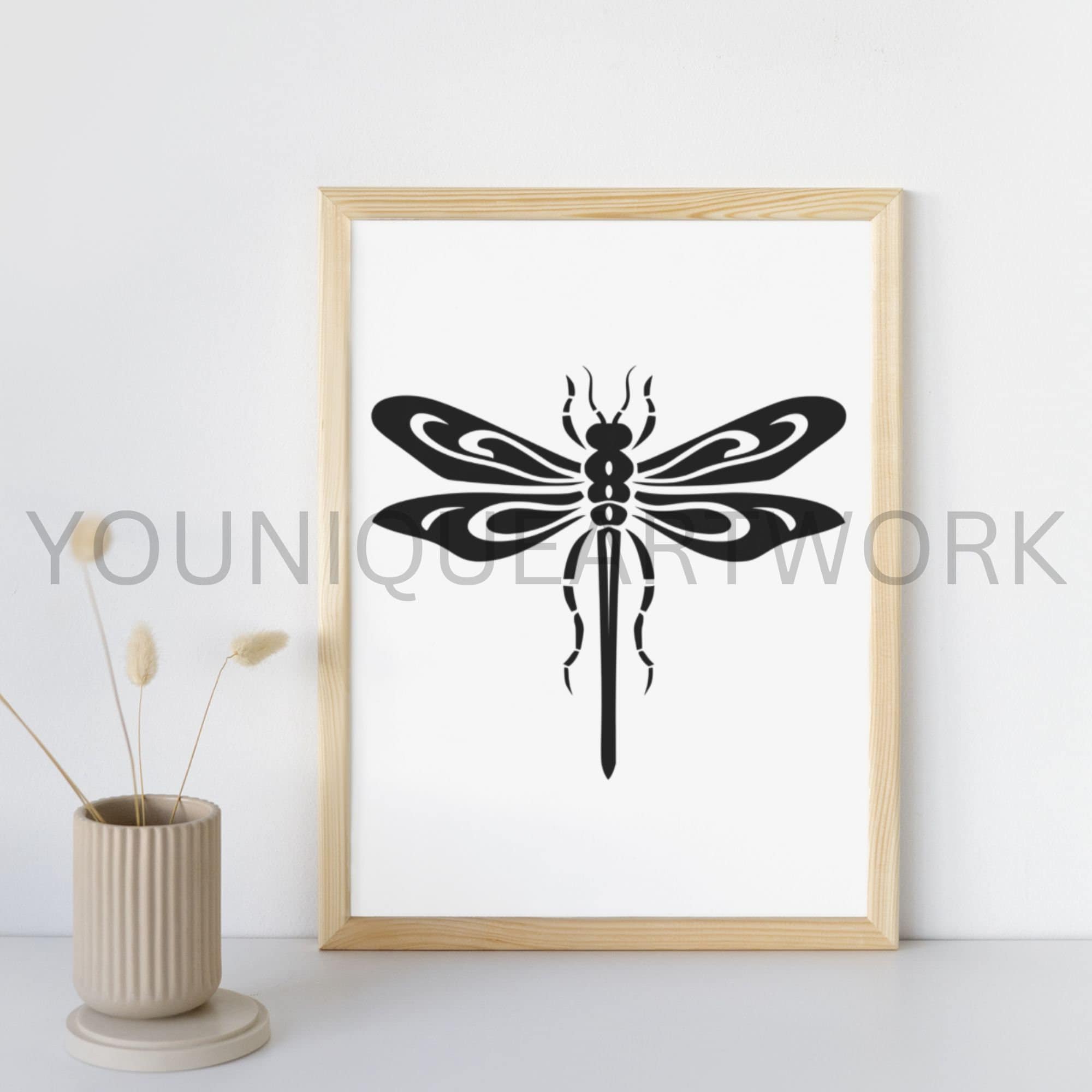 Dragonfly SVG Bundle, PNG, Dragonfly Clipart, Hand Drawn Dragonflies ...