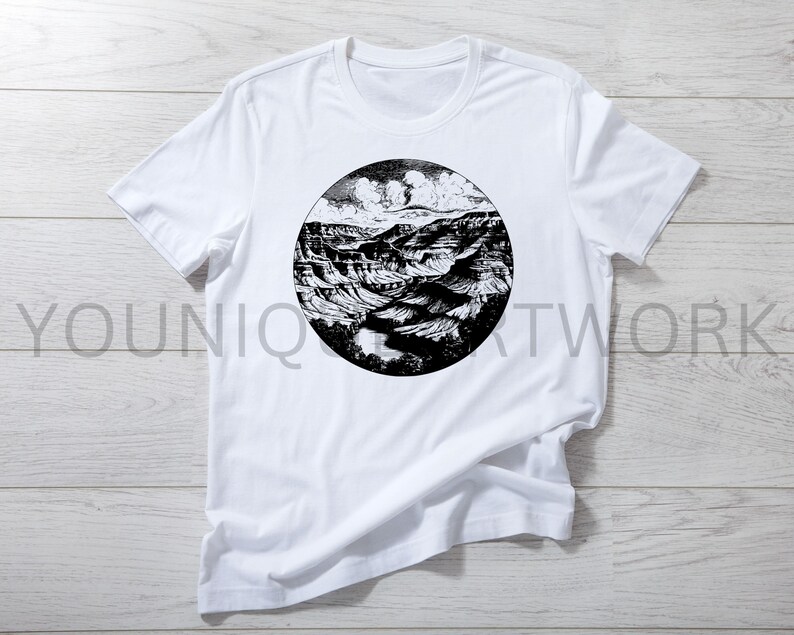 Grand Canyon SVG Bundle, PNG, National Park Clipart, Hand Drawn Grand ...