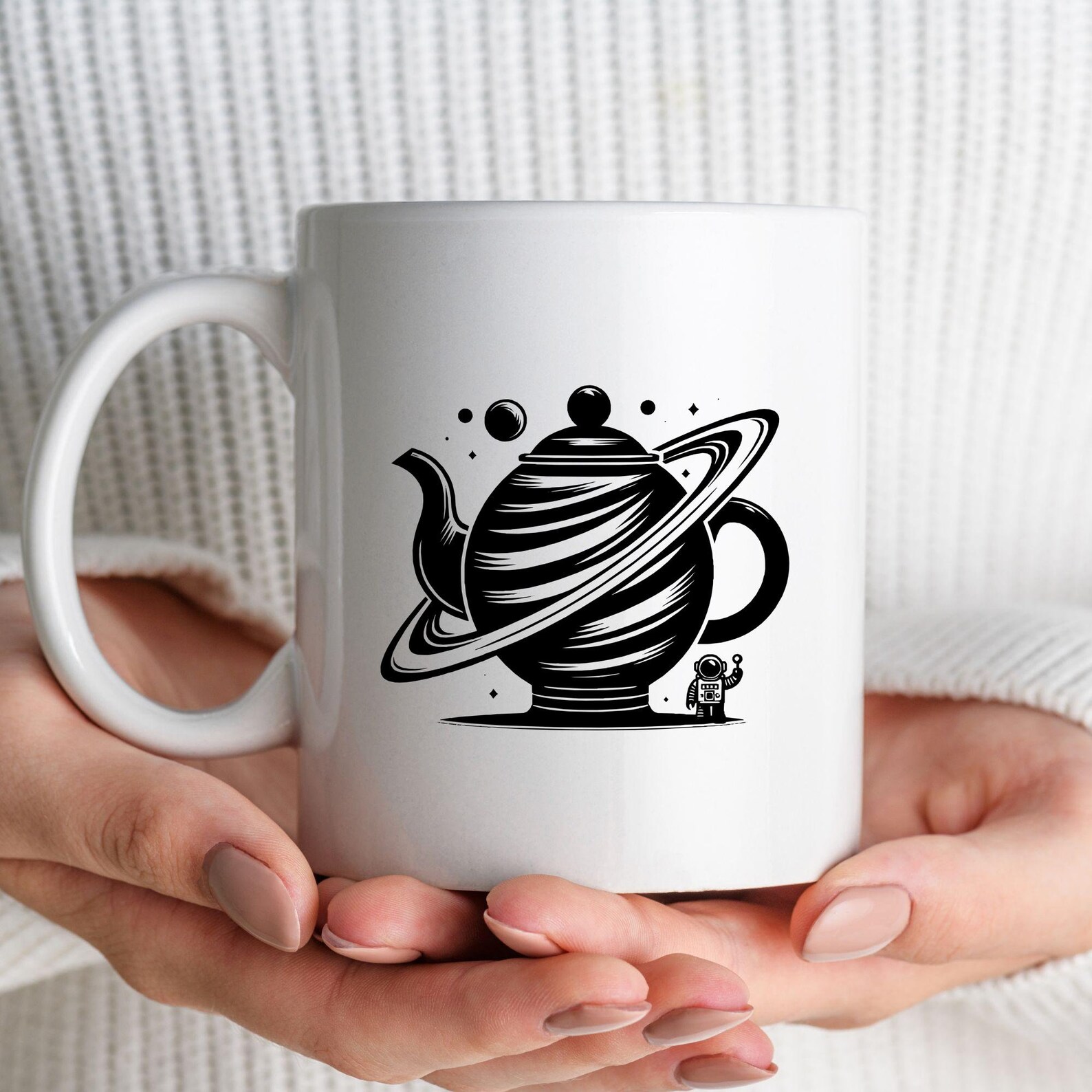 Fantasy Teapot SVG Bundle, PNG, Celestial Tea Clipart, Hand Drawn Space ...