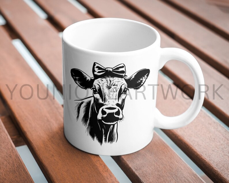 Cute Cow SVG Bundle PNG Funny Cow Clipart Hand Drawn Cows - Etsy