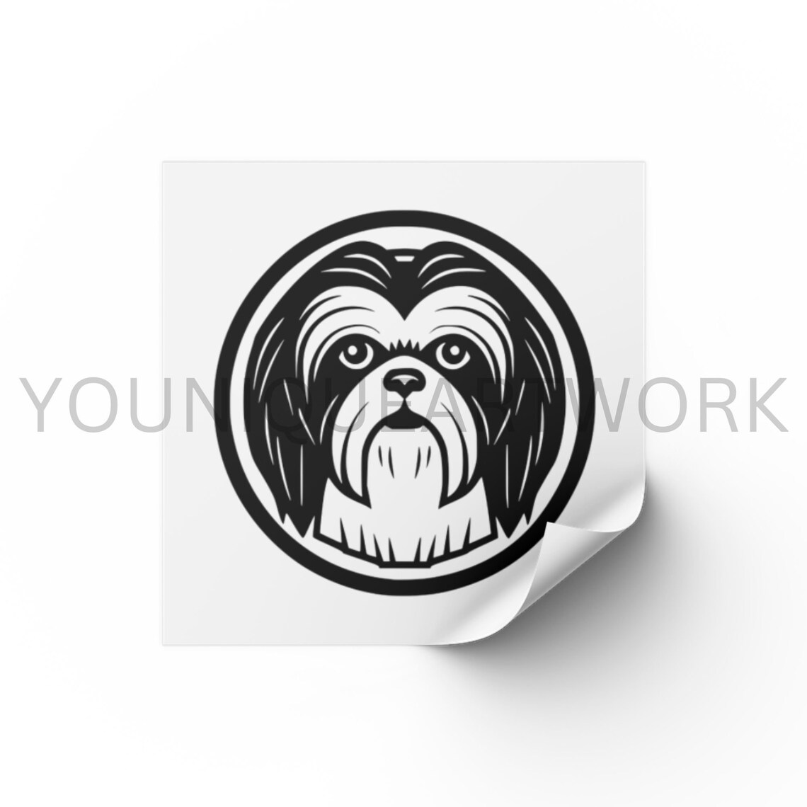 Shih Tzu SVG Bundle, PNG, Cute Dogs Clipart, Hand Drawn Dog Vector ...