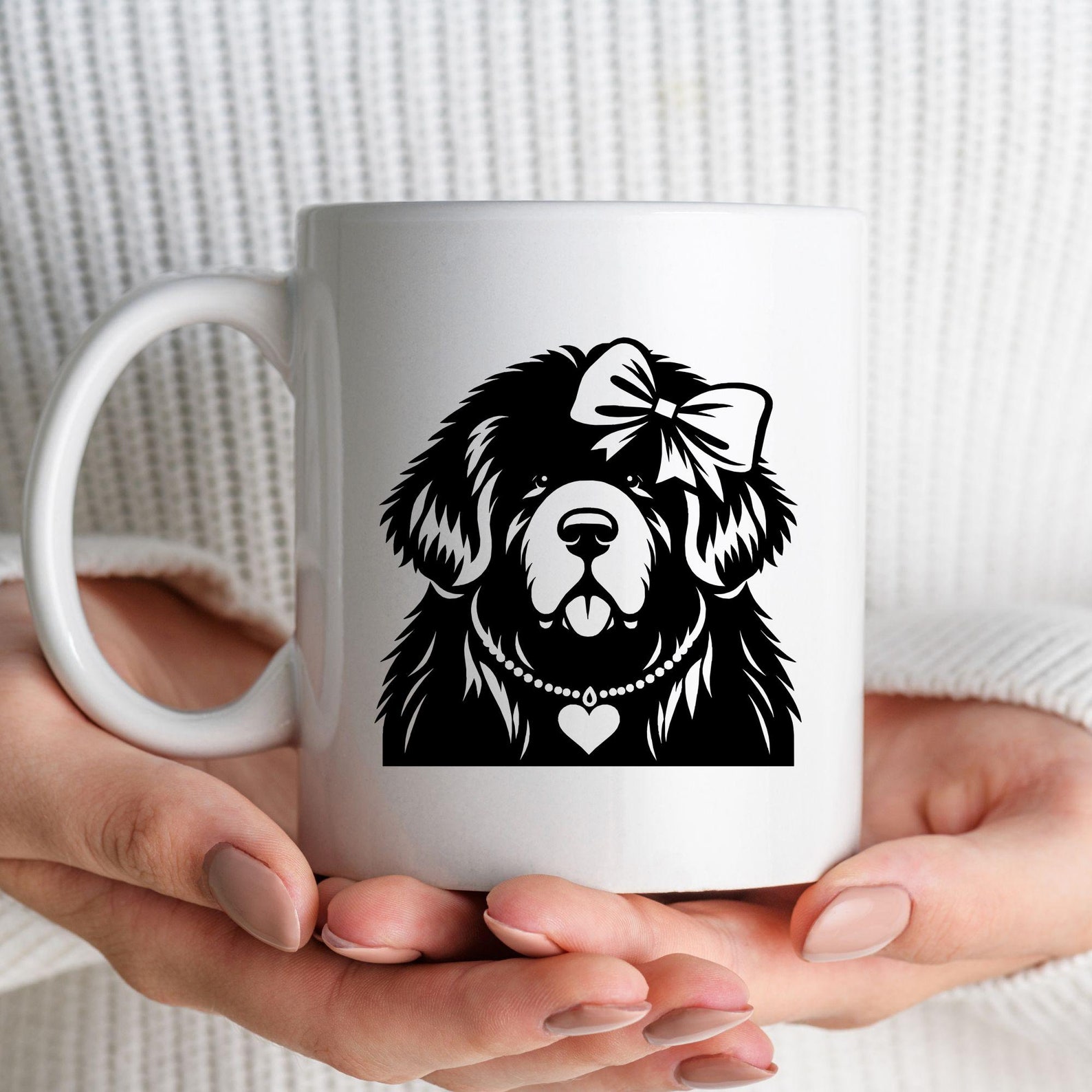 Newfoundland SVG Bundle, Newfoundland Clipart, Hand Drawn Dog Theme ...