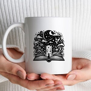 Fantasy Book SVG Bundle, Magic Books Clipart, Hand Drawn Reading Theme ...