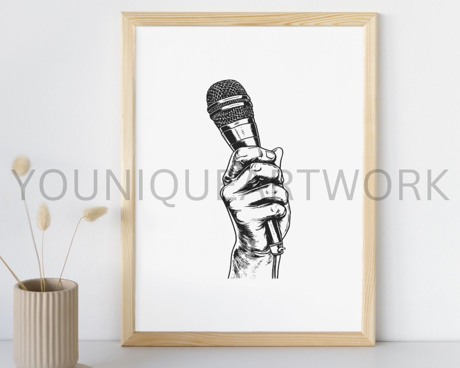Microphone SVG Bundle PNG Microphone Clipart Hand Drawn - Etsy