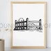 Fence Svg Bundle, PNG, Floral Fence Clipart, Hand Drawn Farm Fence ...