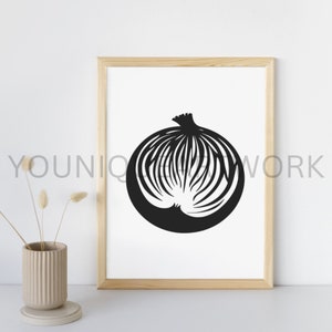 Onion SVG Bundle, PNG, Onion Clipart, Hand Drawn Onions Vector ...