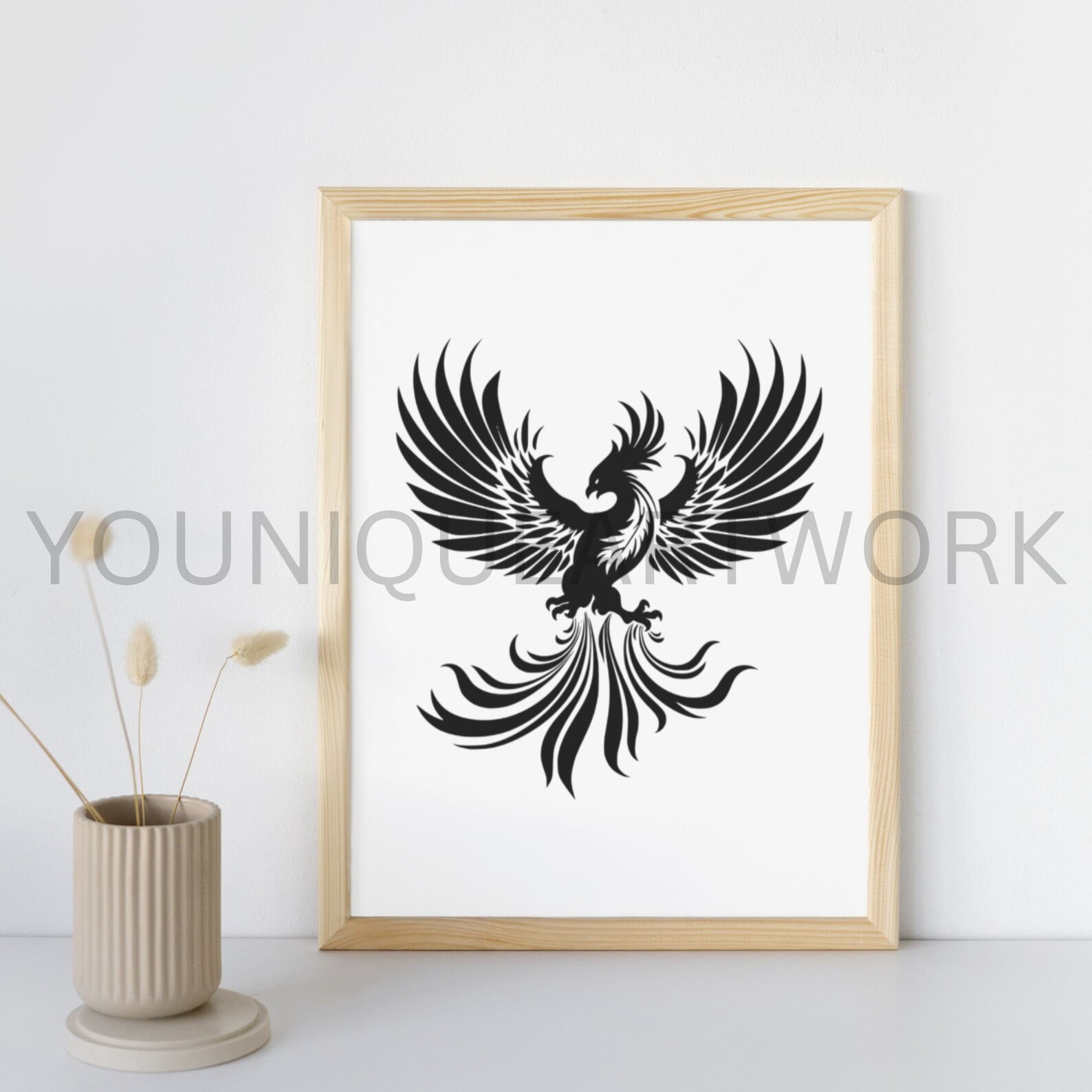 Phoenix SVG Bundle, PNG, Phoenix Clipart, Hand Drawn Phoenix Vector ...