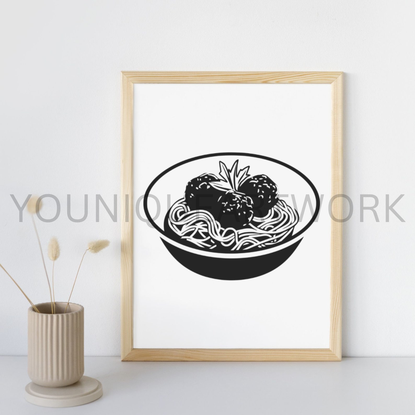 Spaghetti SVG Bundle, PNG, Spaghetti and Meatballs Clipart, Hand Drawn ...