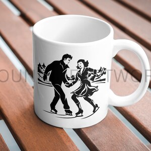 Ice Skating SVG Bundle, PNG, Ice Skates Clipart, Hand Drawn Ice Skating ...