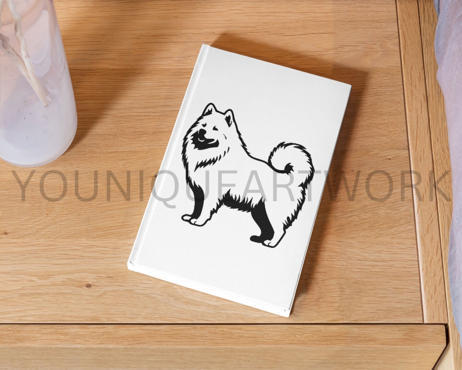 Samoyed SVG Bundle, PNG, Samoyed Clipart, Hand Drawn Dog Lover Vector ...