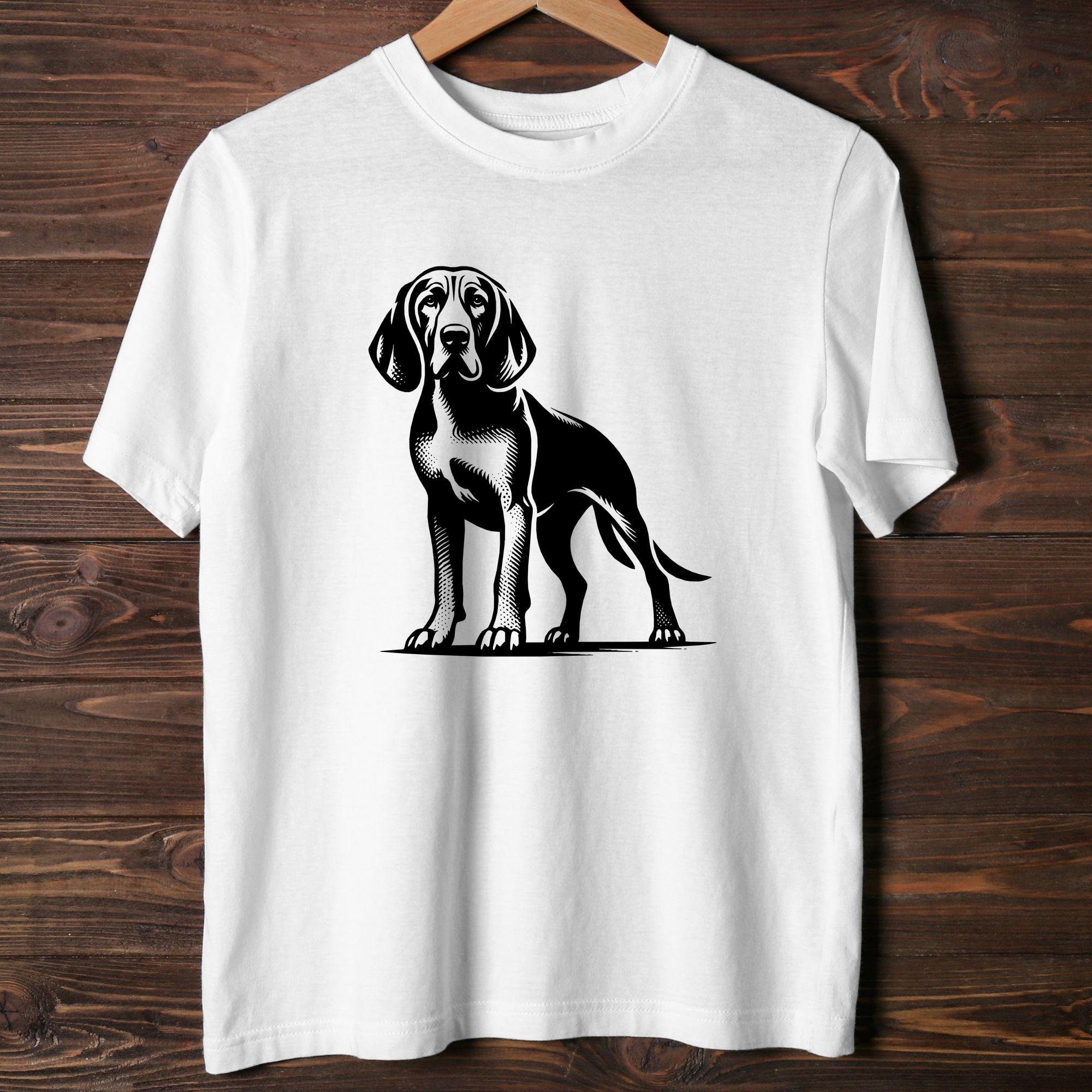 Redbone Coonhound SVG Bundle, Coonhound Clipart, Hand Drawn Dog Theme ...