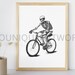 Skeleton Cycling SVG Bundle, PNG, Funny Biking Clipart, Hand Drawn ...