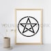 Pentagram SVG Bundle, PNG, Pentacle Clipart, Hand Drawn Pentagram ...