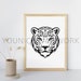 Cheetah SVG Bundle, PNG, Wild Animal Clipart, Hand Drawn Cheetah Vector ...