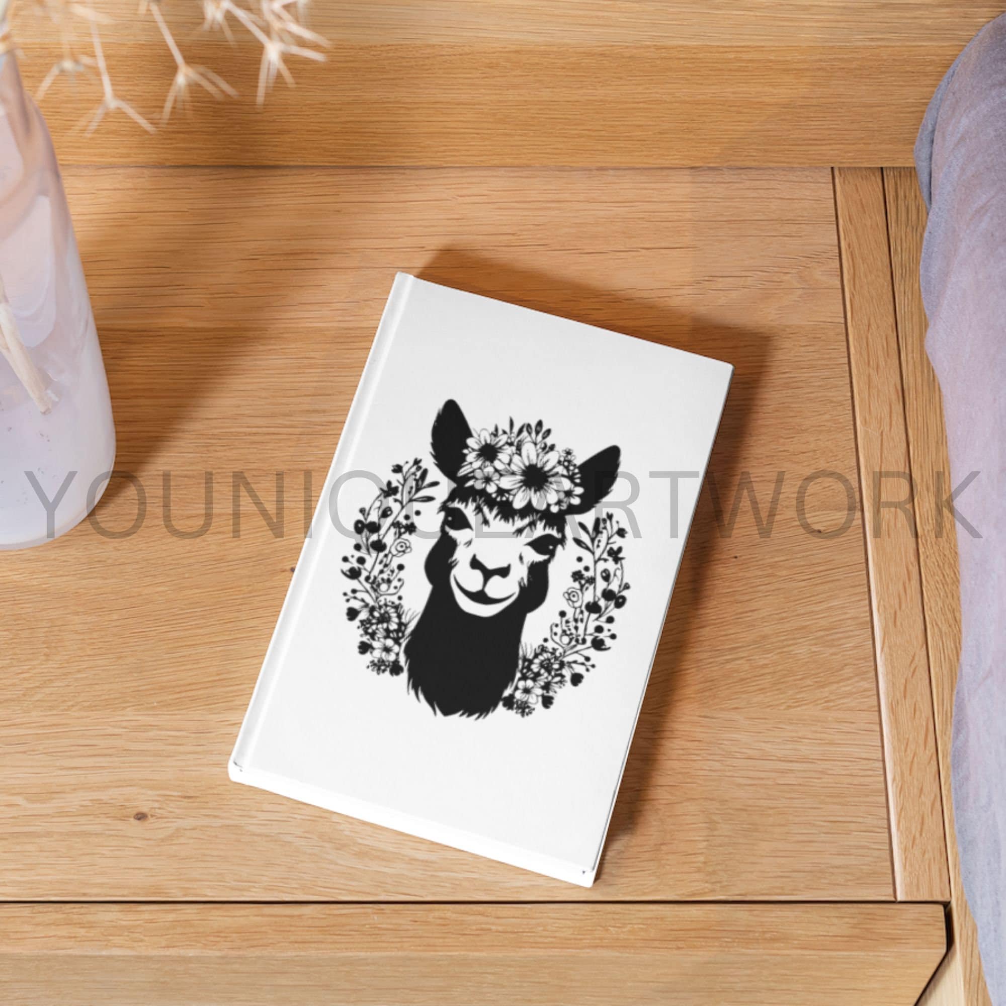 Llama SVG Bundle, PNG, Llama Clipart, Hand Drawn Llamas Vector ...