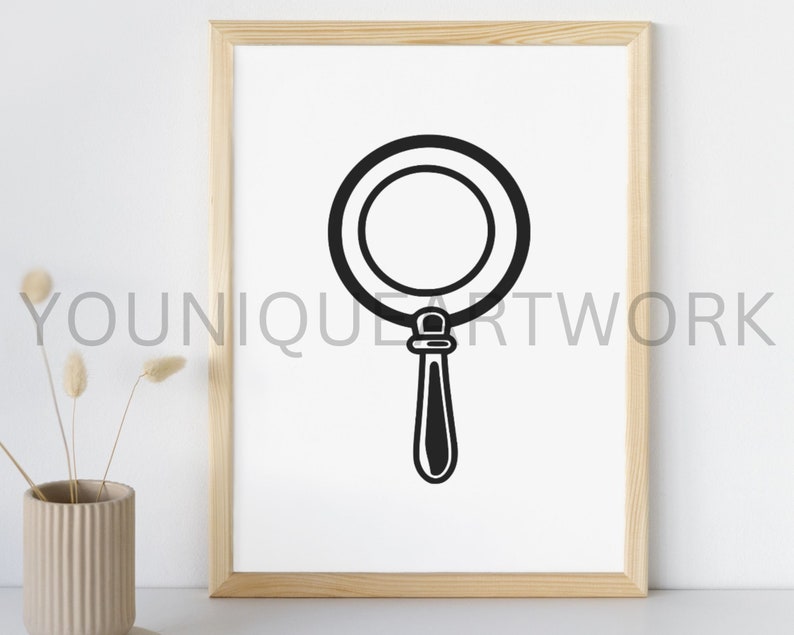 Magnifying Glass SVG Bundle PNG Magnifying Glass Clipart - Etsy