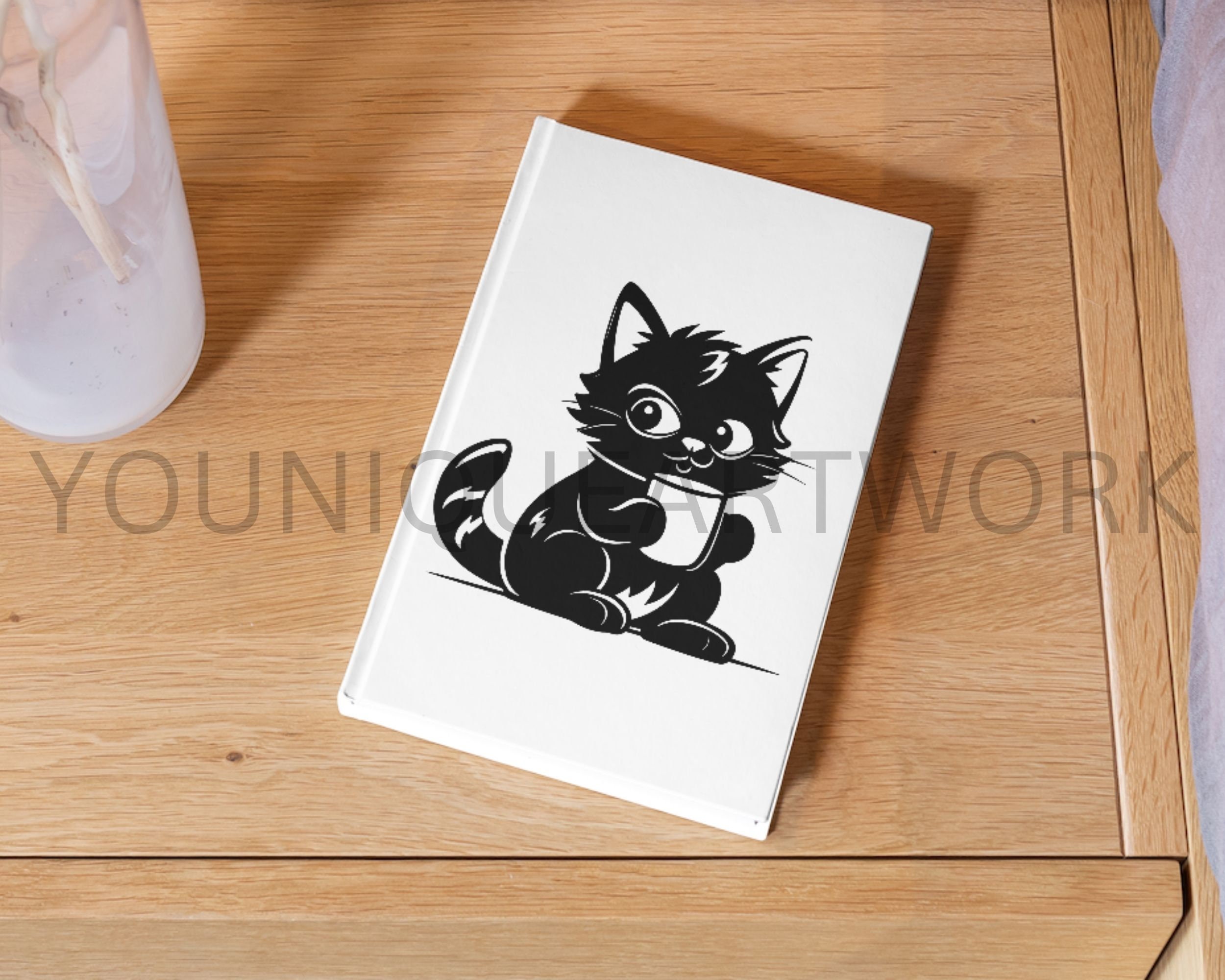 Cute Cat SVG Bundle, PNG, Baby Cat Clipart, Hand Drawn Kitten Vector ...