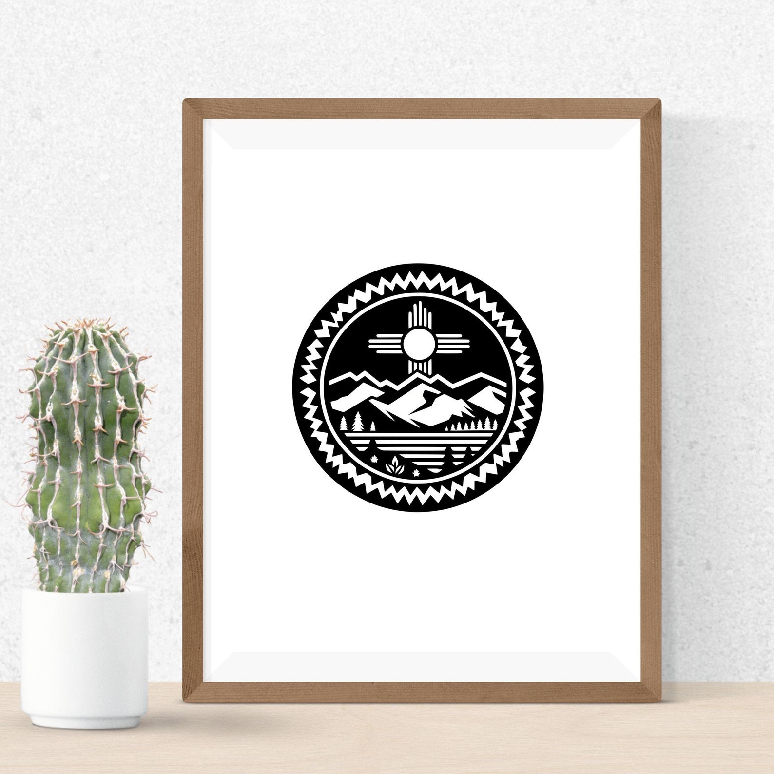 New Mexico Flag SVG Bundle, New Mexico State Clipart, Zia Sun Symbol ...