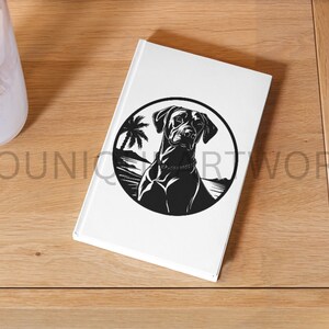 Rhodesian Ridgeback SVG Bundle, PNG, Cute Dogs Clipart, Hand Drawn ...