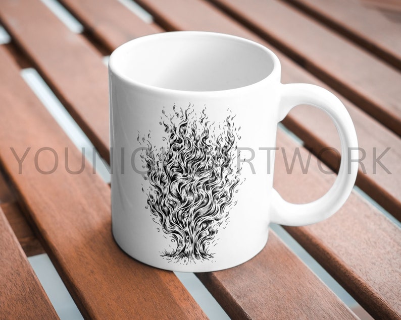 Fire SVG Bundle, PNG, Flame Clipart, Hand Drawn Flames Vector ...