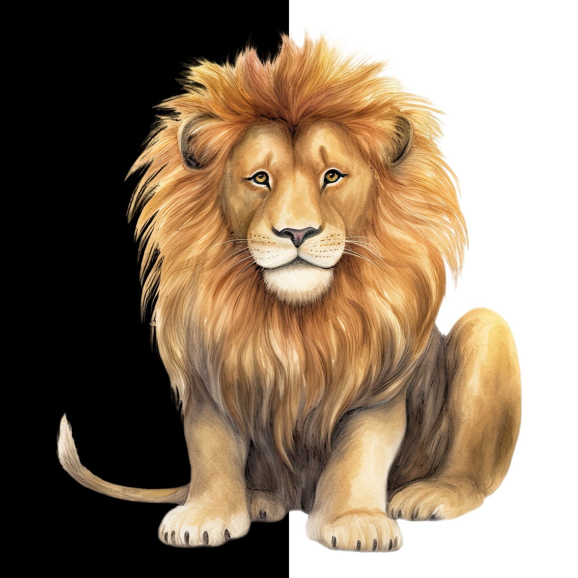 Cute Lion Clipart Lion PNG Files for Sublimation Lions Clip - Etsy