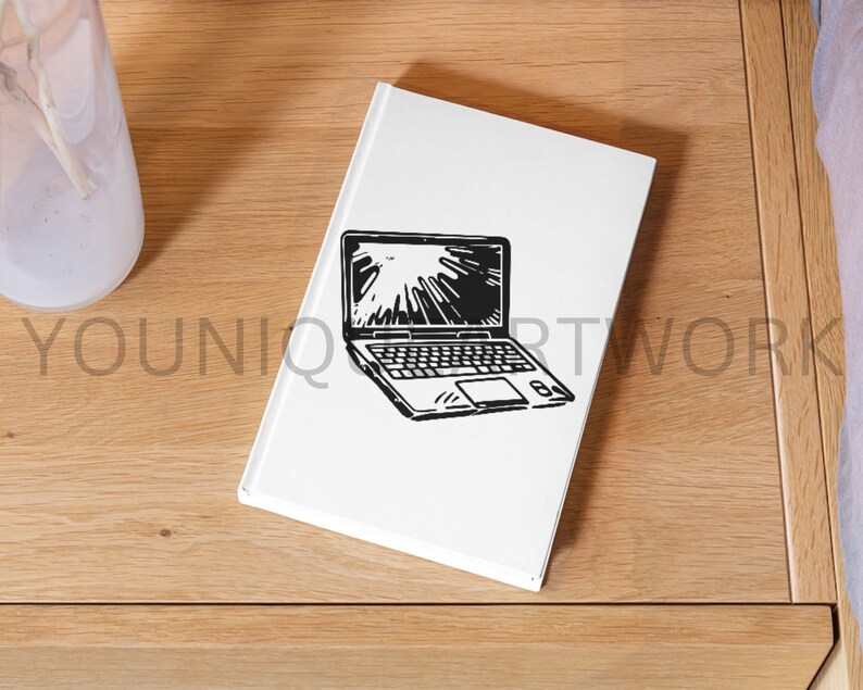 Laptop SVG Bundle PNG Laptop Clipart Hand Drawn Laptop - Etsy