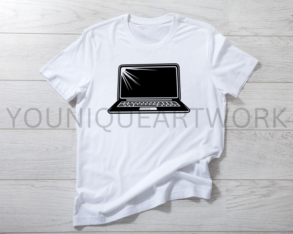 Laptop SVG Bundle PNG Laptop Clipart Hand Drawn Laptop - Etsy