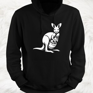 Kangaroo SVG Bundle, Kangaroo Clipart, Hand Drawn Australian Animal ...