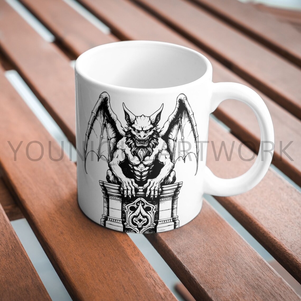 Gargoyle SVG Bundle, PNG, Gothic Clipart, Hand Drawn Gargoyle Vector ...