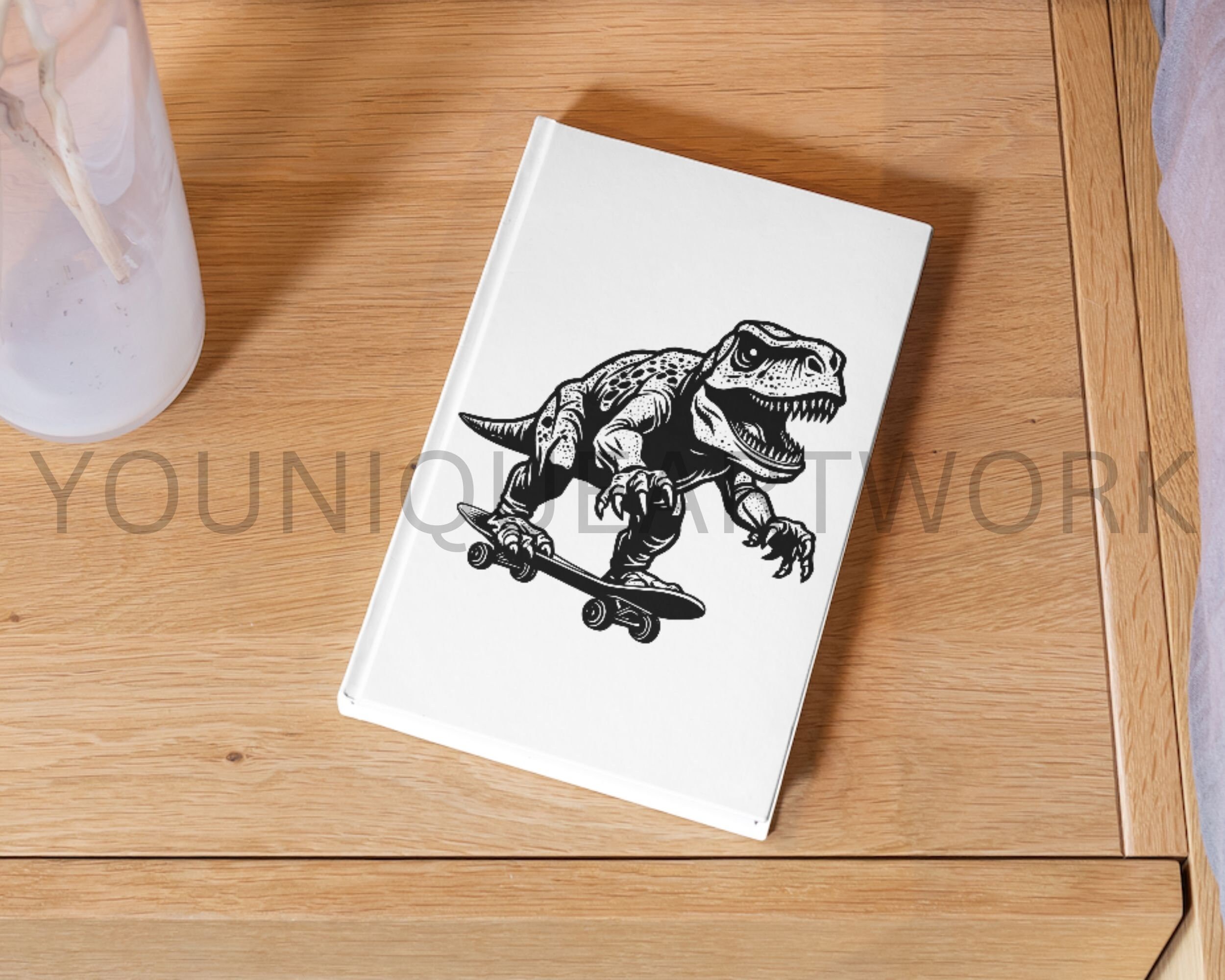 T Rex SVG Bundle PNG Dinosaur Party Clipart Hand Drawn Cool - Etsy