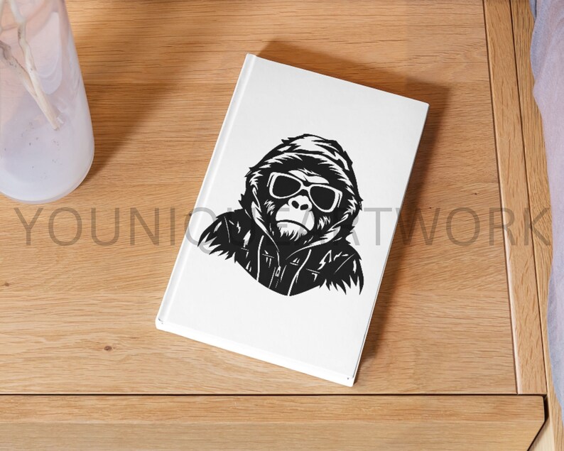 Monkey SVG Bundle, PNG, Funny Monkey Clipart, Hand Drawn Cool Monkey ...