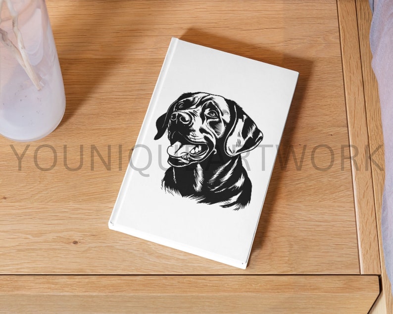 Labrador SVG Bundle, PNG, Labrador Head Clipart, Hand Drawn Peeking Dog ...